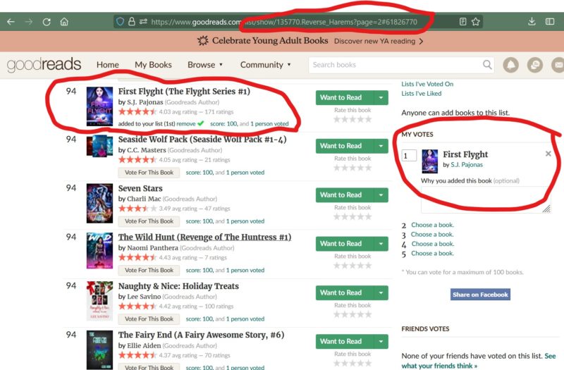 How to Vote in Goodreads Listopia – Traci Lovelot